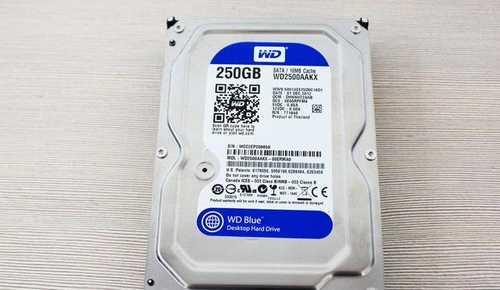 Жёсткий диск 250 GB WD Blue для компьютера