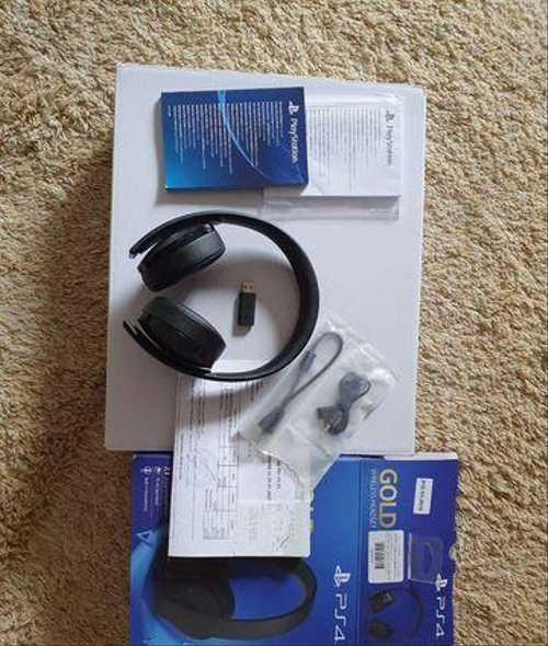 Наушники Sony Gold Wireless Headset Playstation