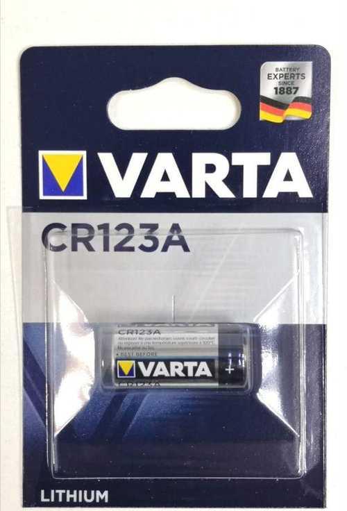 Батарейка CR123A 3V Lithium Varta