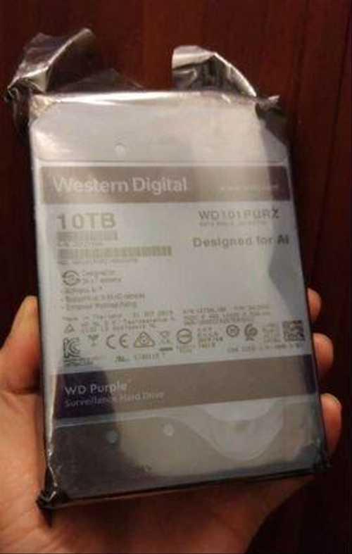 Жесткий диск HDD 10TB Western Digital WD101purz
