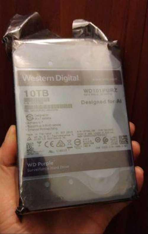 Жесткий диск HDD 10TB Western Digital WD101purz