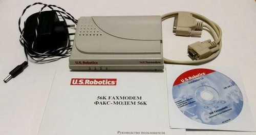 Факс-модем U.S. Robotics 56k, модель 5630b
