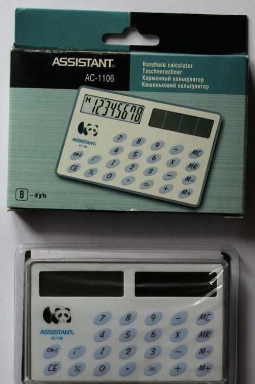Калькулятор Assistant AC-1106 (новый)