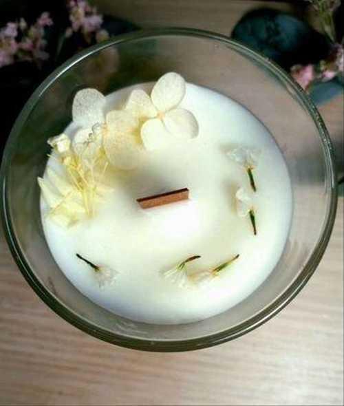 Ароматическая свеча "кокос и шоколад"
