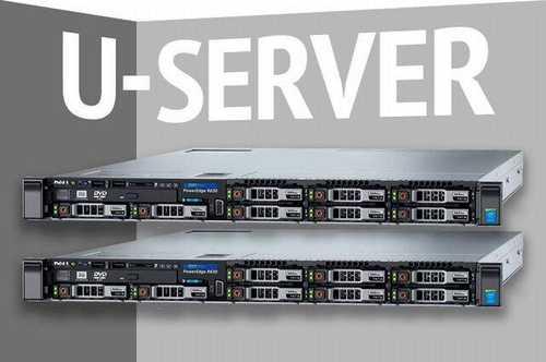 Сервер Dell R630 8SFF 2x2640v3 32Gb H730 2x750W