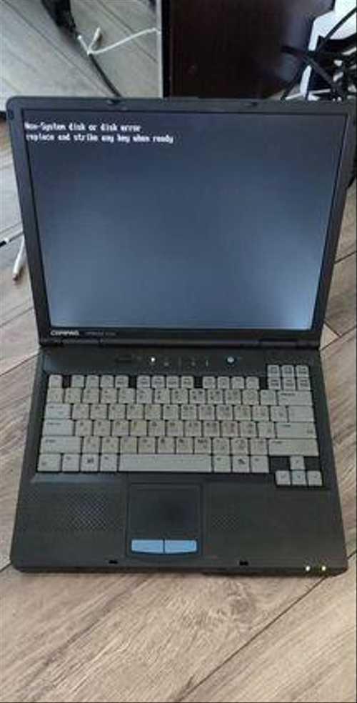 Ноутбук compaq armada E500 (старый, раритет)