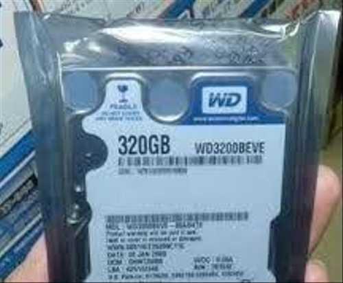 HDD 2.5" 320Gb IDE WD wd3200beve новый
