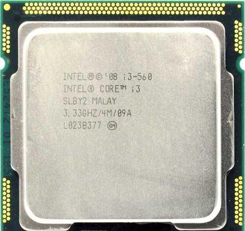 Процессор Intel Core i3-560 3.33Ghz LGA1156