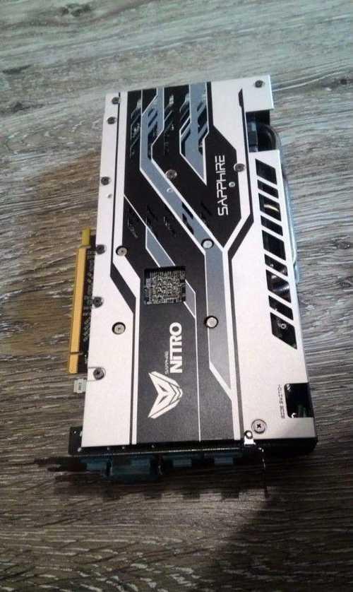 Продаю видеокарту saphire nitro + rx570 8gb. Тихая