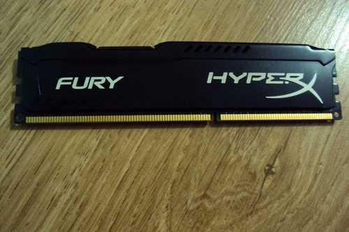 Оперативная память Kingston HyperX fury Black 8gb