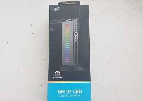 Держатель видиокарты deep cool gh-01 led