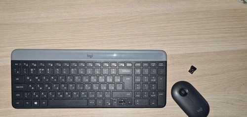 Комплект Logitech клавиатура и мышь беспроводные