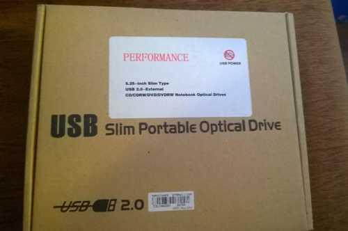 USB slim portable optical drive