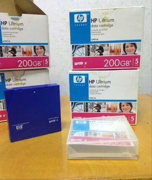 Стримерная кассета HP LTO-1 Ultrium 200 GB C7971A)