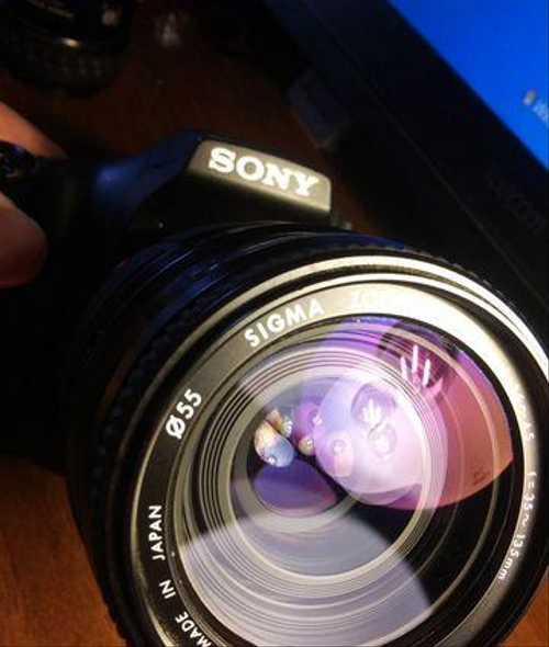 Sony SLT-A зумы, фиксы,макро maxxum AF sigma и др