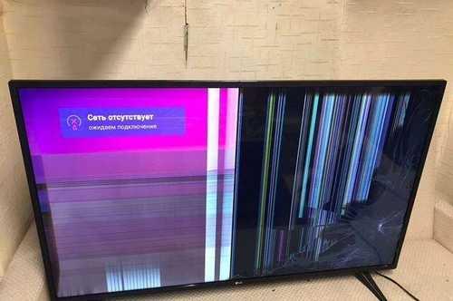 Телевизор LG43UN70006LA разбита матрица