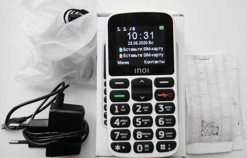 Мобильный телефон с большими кнопками inoi 107B