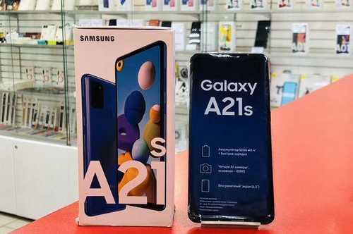 Смартфон Samsung Galaxy A21s 64GB Blue новый