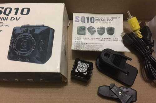 Мини видеокамера регистратор mini DV SQ10 Full HD