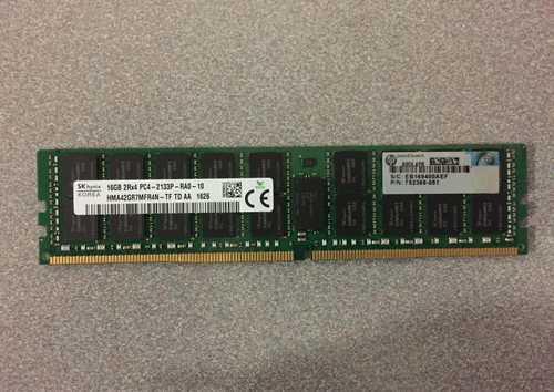 Оперативная память HP 16Gb DDR4 PC4-2133 ECC REG