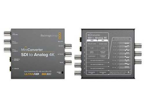 Blackmagic SDI to Analog 4K Mini Converter