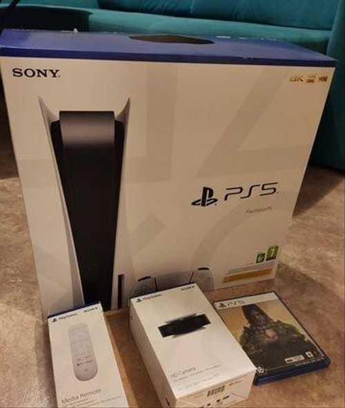 Sony Playstation 5 (дисковая) + пульт камера игра