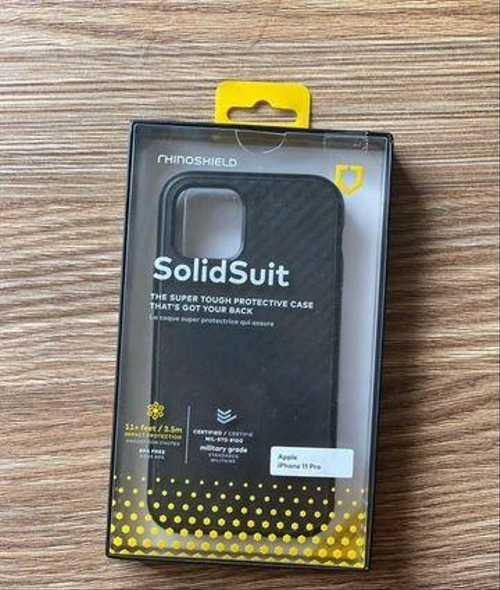 Защитный чехол Rhinoshield Solidsuit Carbon iPhone