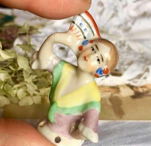 Игольница фарфоровая кукла чайная half doll статуэ