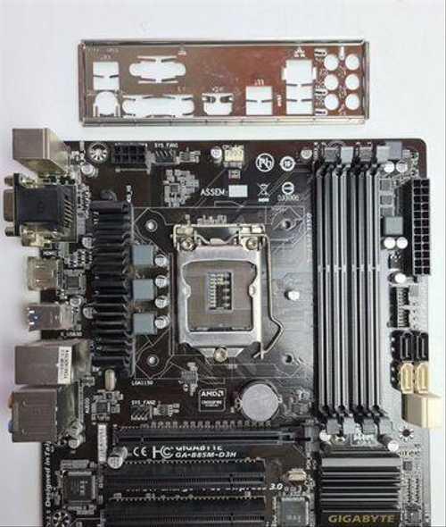 Материнская плата Gigabyte GA-B85M-D3H