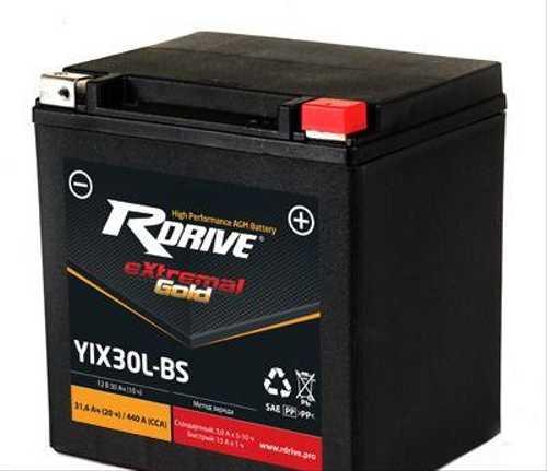 Аккумулятор RDrive eXtremal gold YIX30L-BS