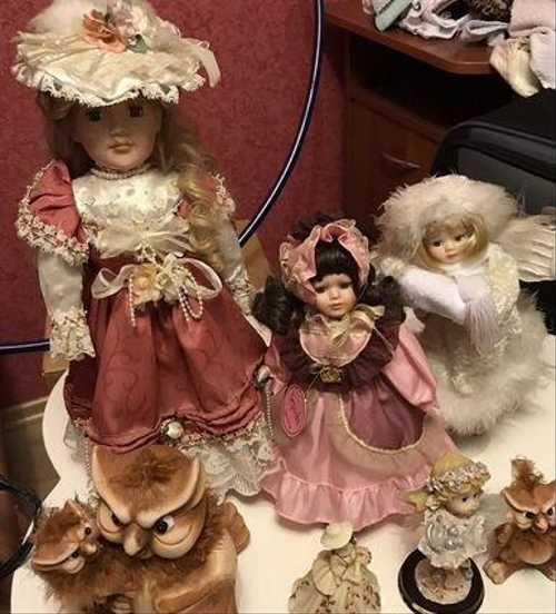 Фарфоровые куклы бу