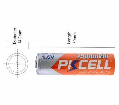 Аккумулятор AA PkCell Ni-Zn 1.6В