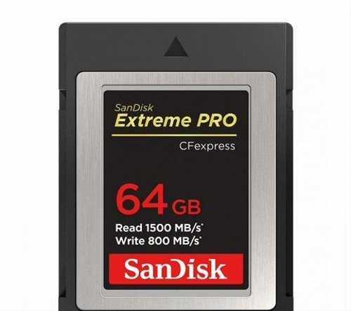 Sandisk Extreme Pro CFExpress TypeB 64Gb 1500/800