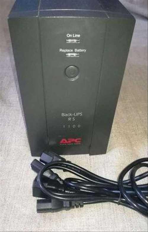 Ибп APC Back-APS 1100 9 А.ч с новыми батареями