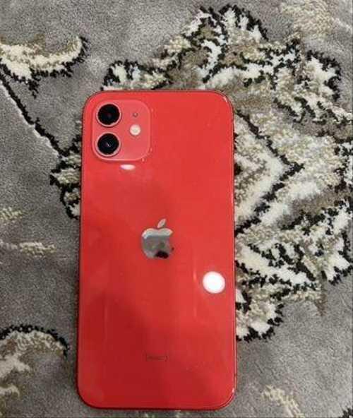 Телефон iPhone 12 red 64