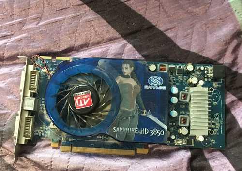 Видеокарта sapphire hd 3850 512mb