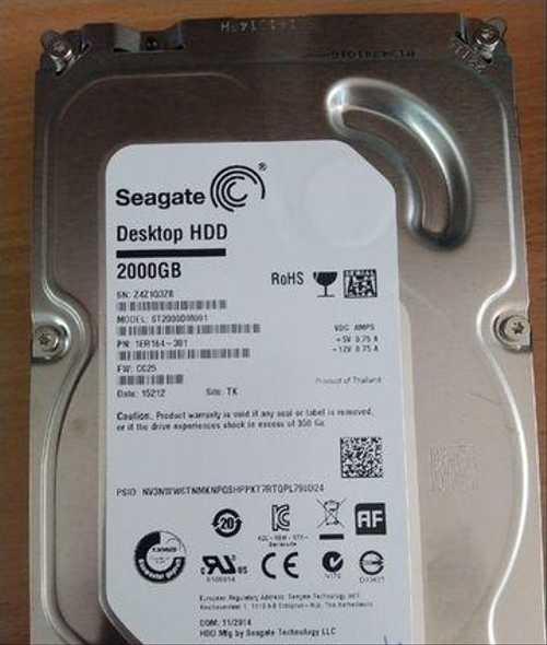Жесткий диск Seagate 2 тб