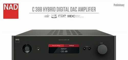 NAD C388 Integrated Amp. DAC (Запечатаны)