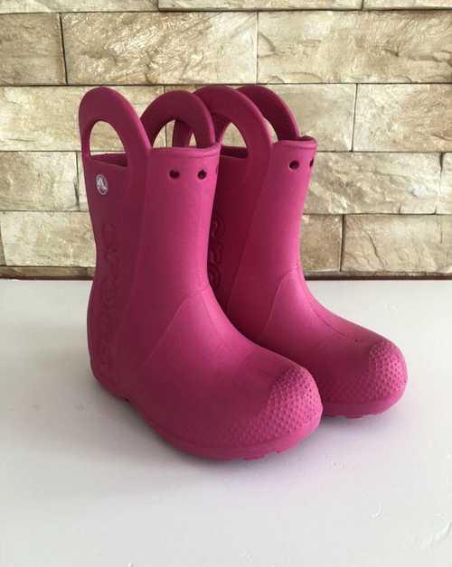 Crocs сапоги для девочки С11