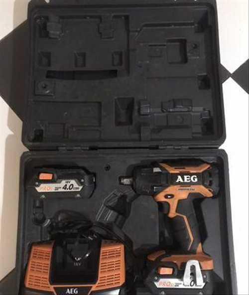 Гайковерт бесщеточный AEG BSS18C12ZBL LI-402C