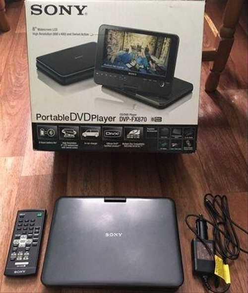 Портативный dvd проигрыватель Sony DVP-FX870