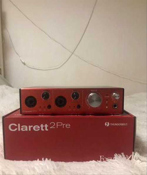 Focusrite Clarett 2pre thunderbolt