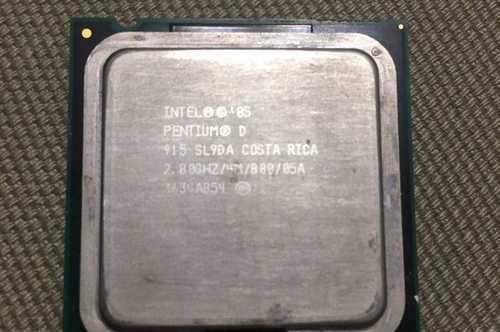 Процессор pentium d 915 2.8ghz