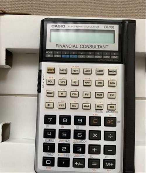 Финансовый калькулятор casio FC-100