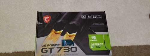 Видеокарта MSI GeForce GT 730 4gb N730K-4GD3/OCV1