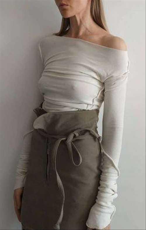 Джинсовая юбка мини saltibi