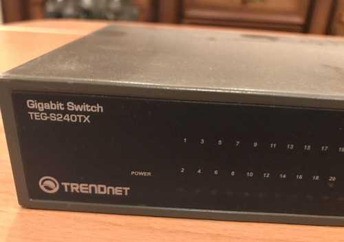 Trendnet Gigabit Switch TEG-240TX
