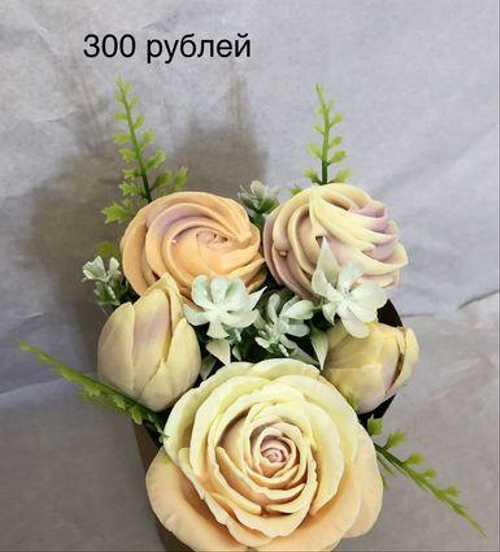 Продам букет из мыла, розы из мыла