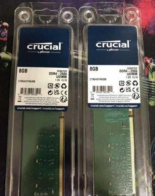 Оперативная память DDR4 8gb новая