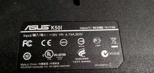 Ноутбук Asus K50I на запчасти